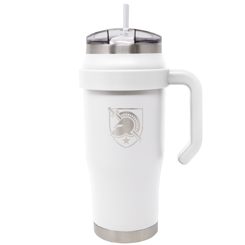 Tumbler with Straw and Handle | 32 oz Powder Coated Outlander | MyBevi